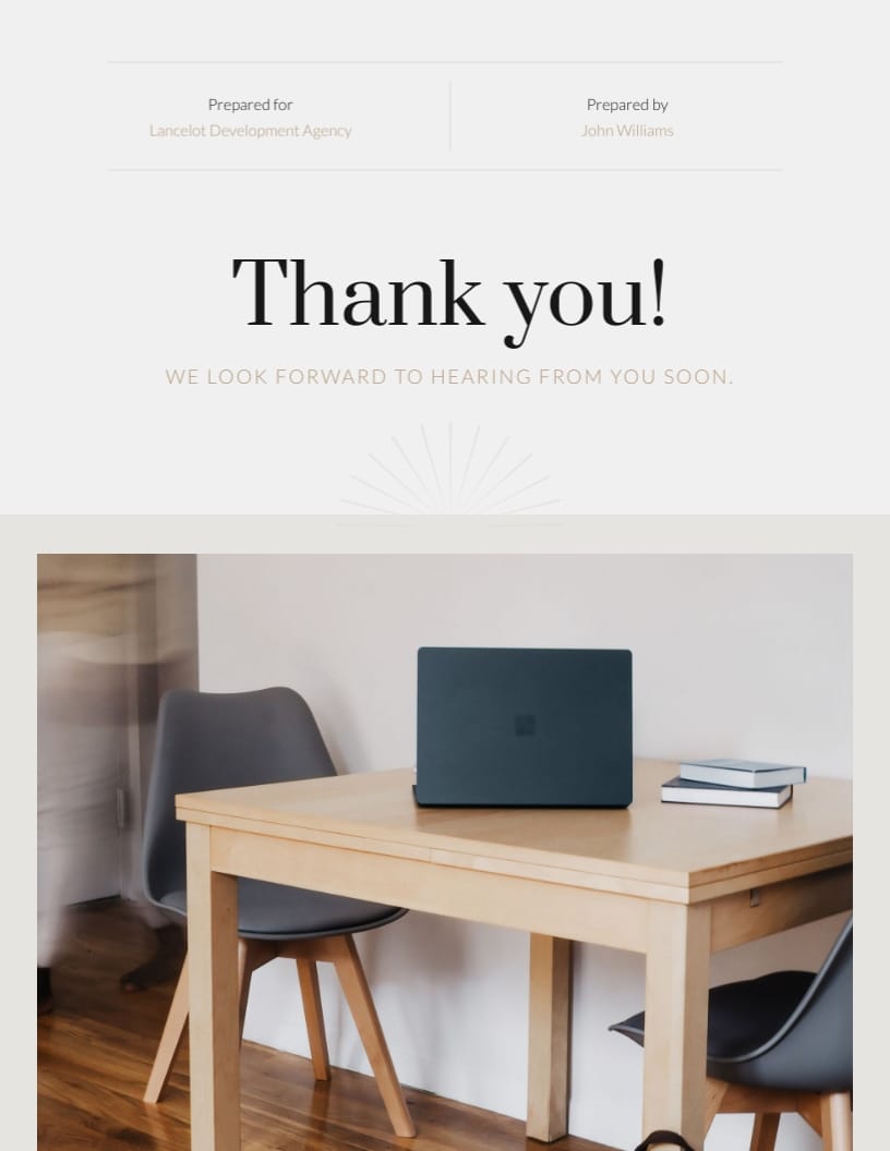 Executive Job Proposal Template | Visme