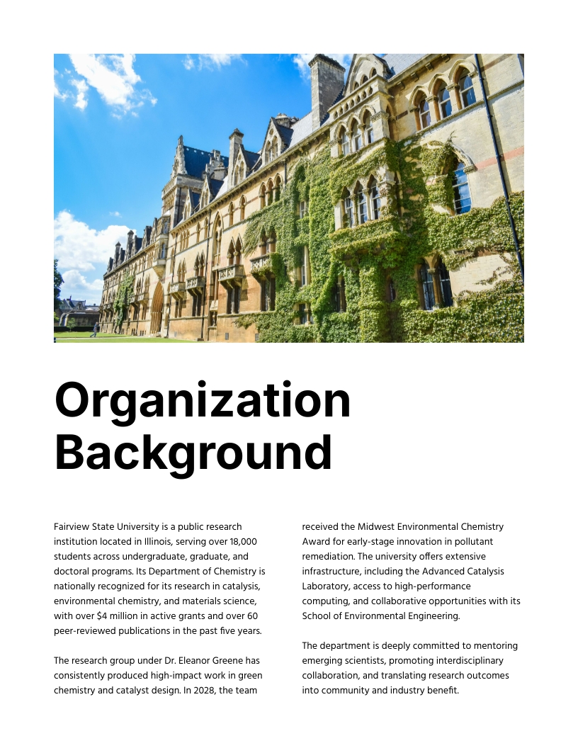 Executive Summary Grant Proposal Template | Visme