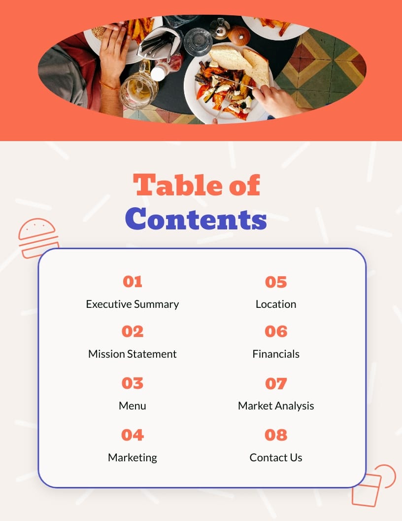 Fast Food Restaurant Business Plan Template | Visme