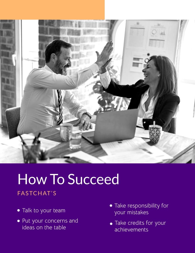 FastChat Employee Handbook Template | Visme