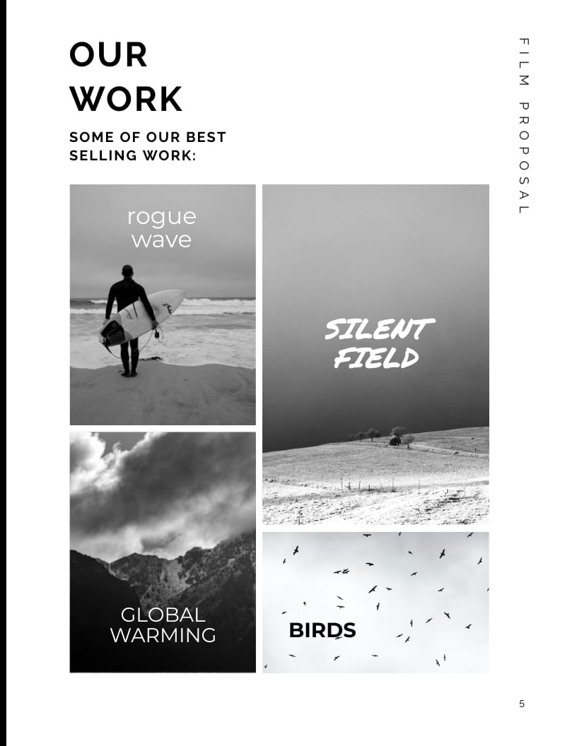 Film Proposal Template | Visme