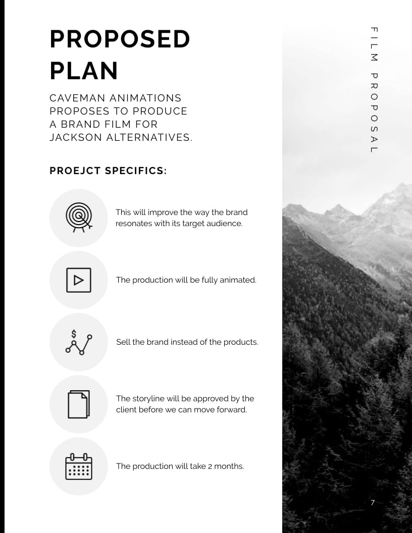 Film Proposal Template | Visme