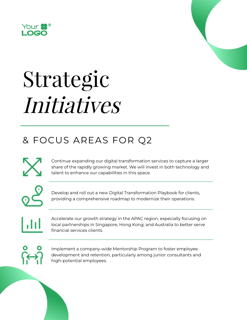 Financial Board Reports Template | Visme