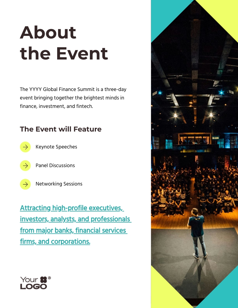 Financial Brand Sponsorship Proposal Template | Visme