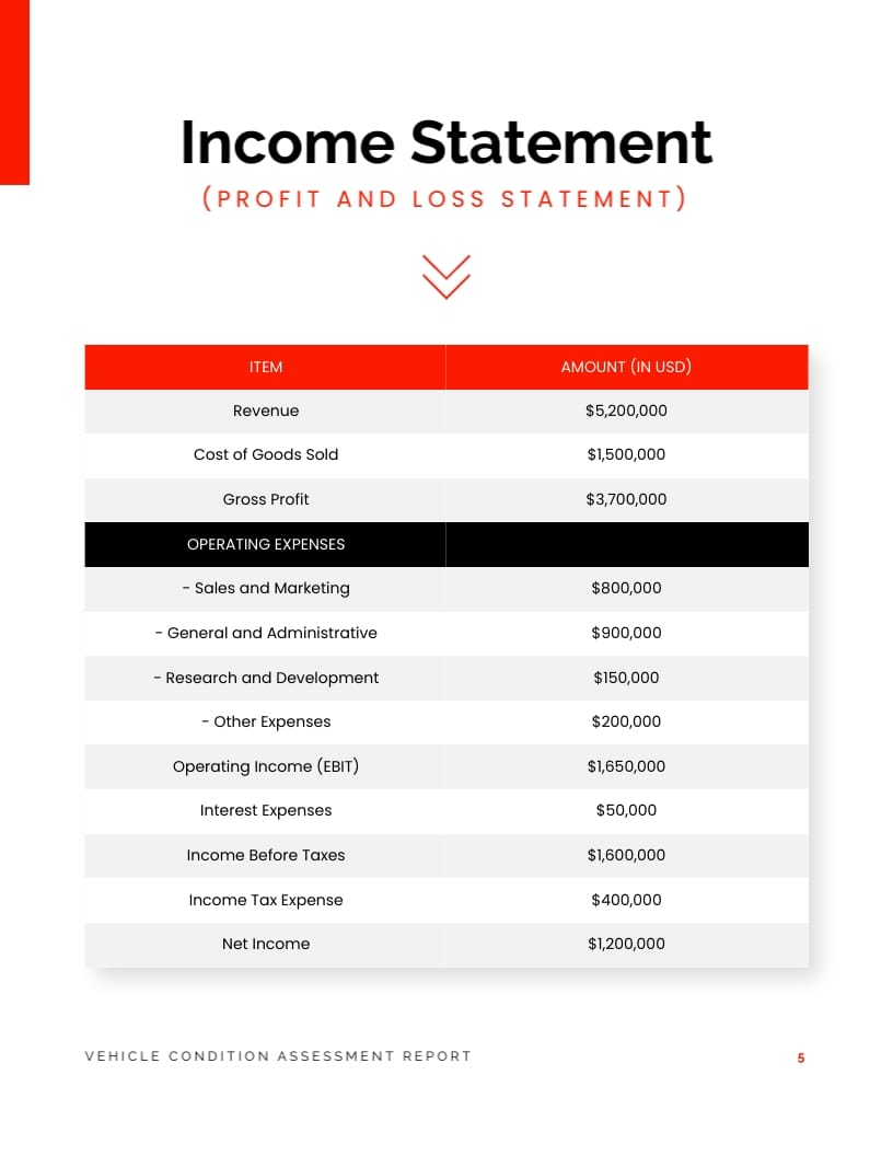 Financial Due Diligence Report Template | Visme