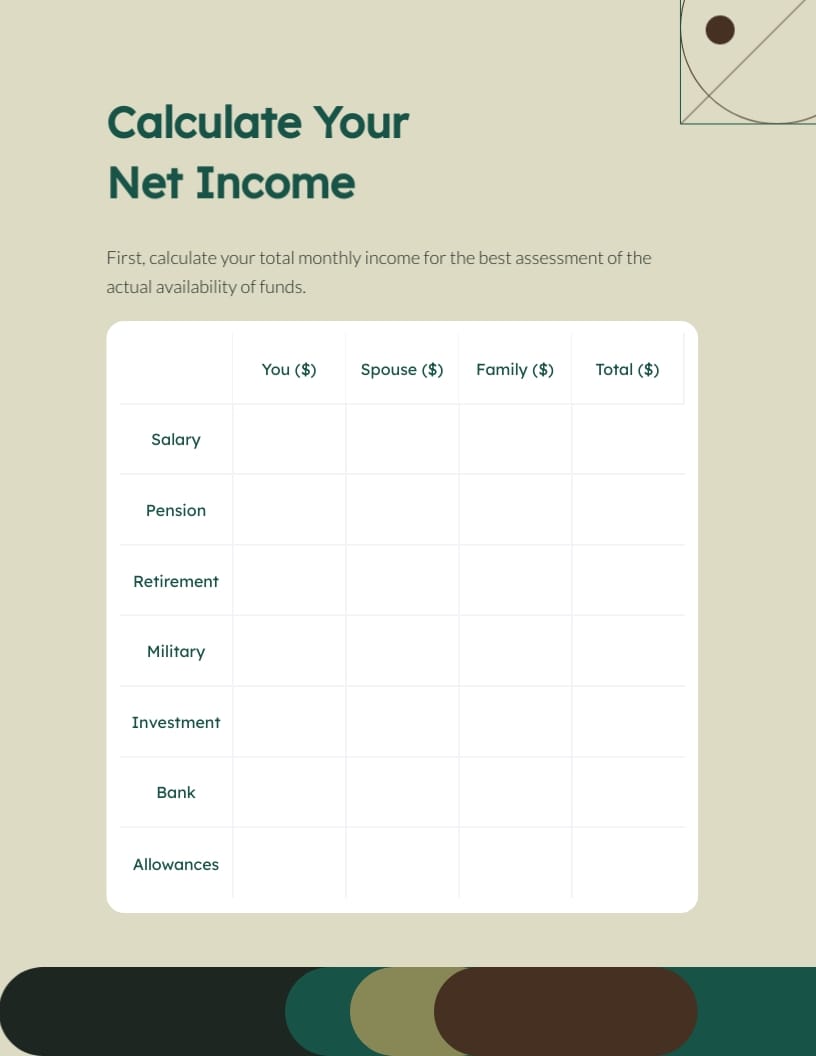 Financial Management Workbook Template | Visme