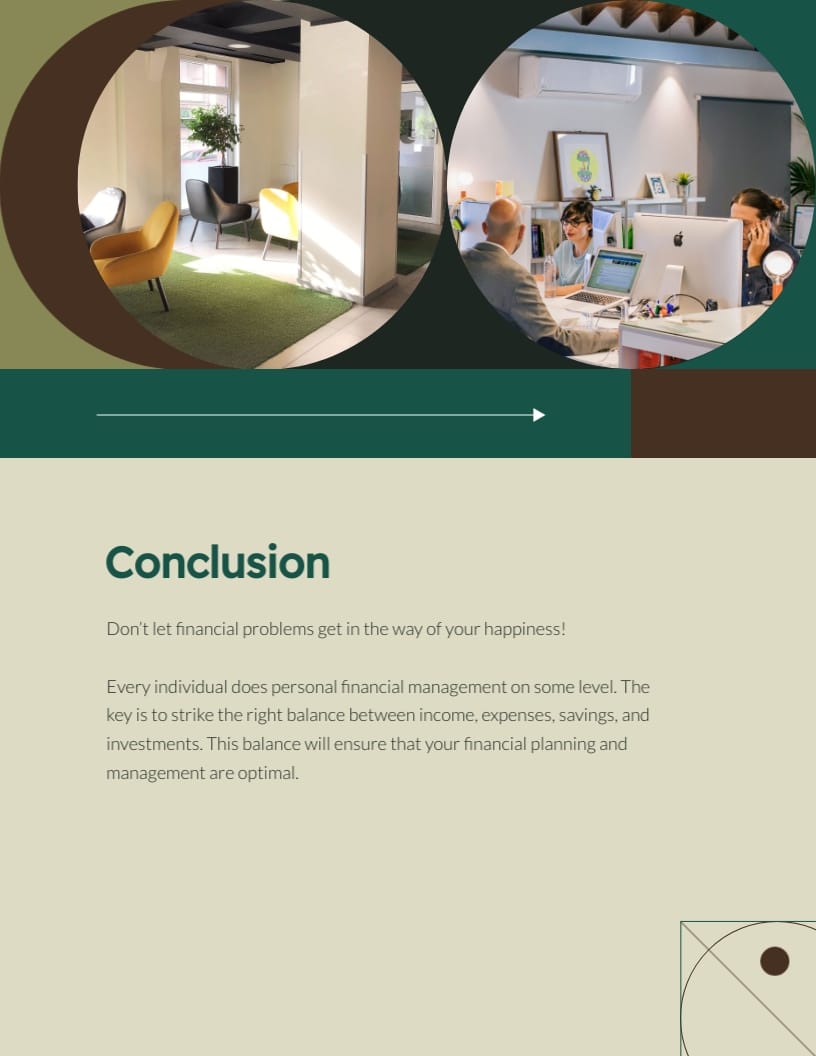 Financial Management Workbook Template | Visme