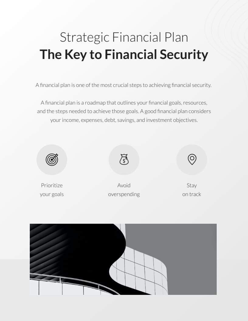 Financial Security White Paper Template | Visme