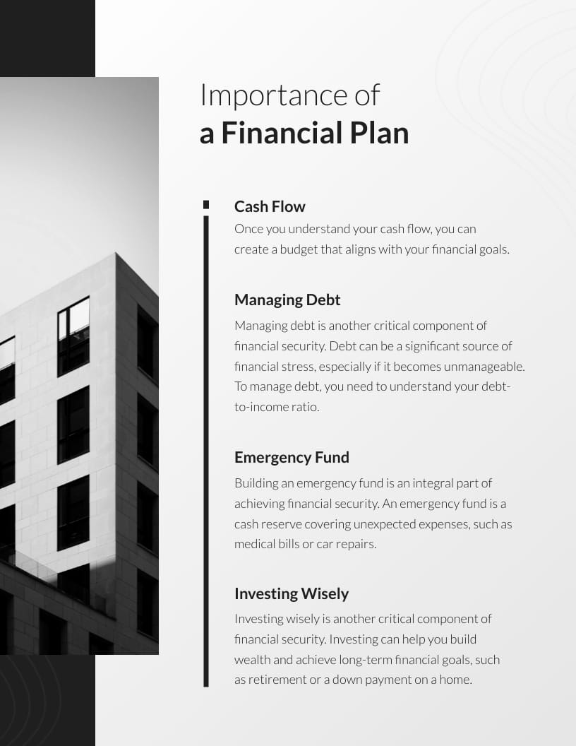 Financial Security White Paper Template | Visme