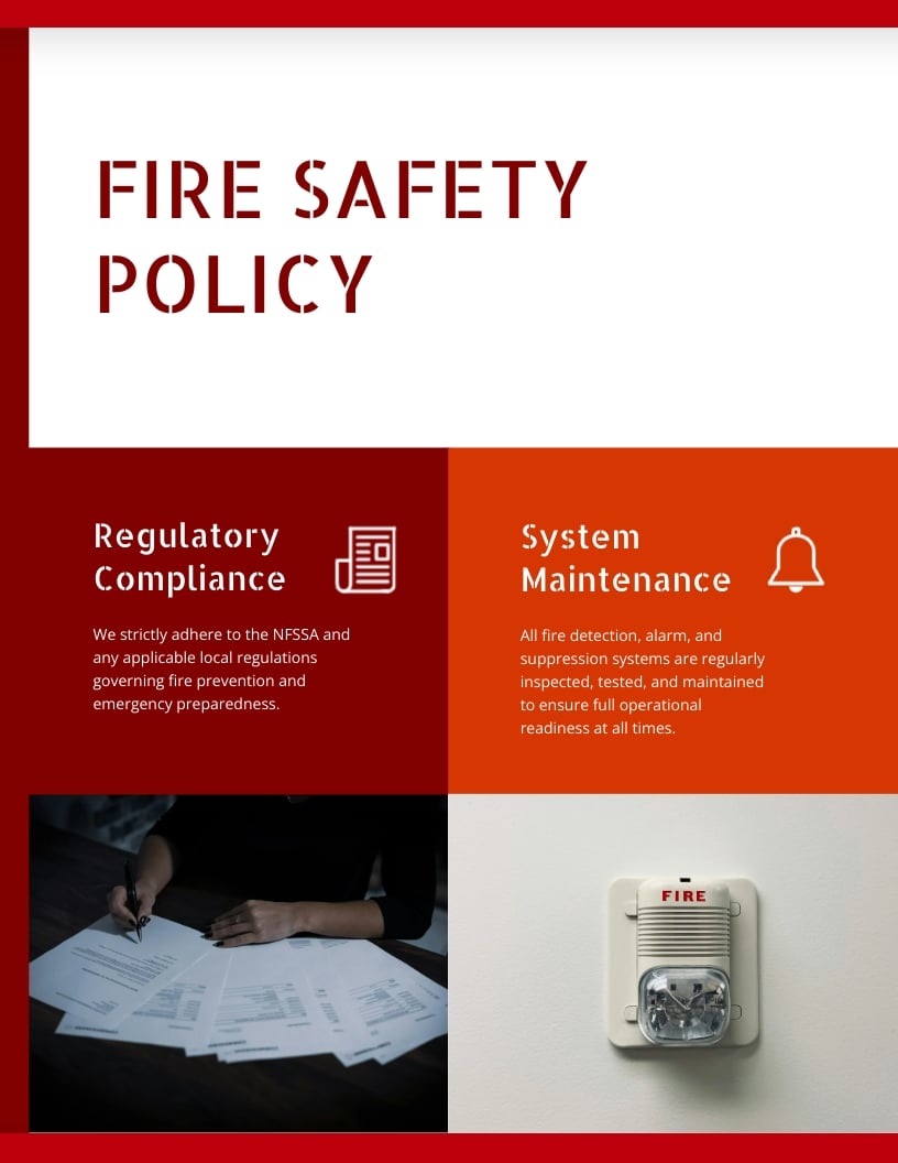Fire Alarm Training Manual Template | Visme