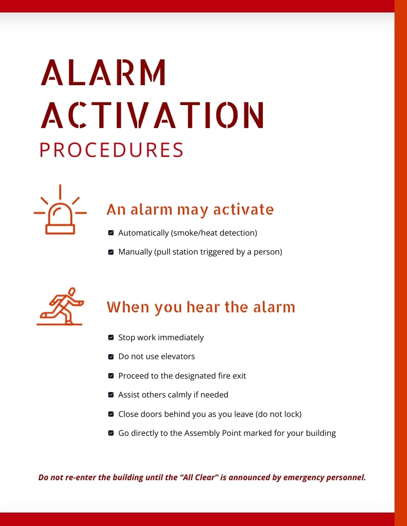 Fire Alarm Training Manual Template | Visme