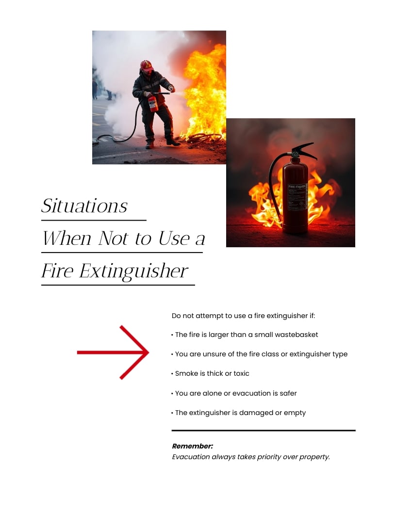 Fire Extinguisher Training Manual Template | Visme