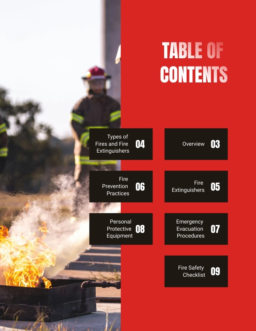 Fire Training Manual Template | Visme