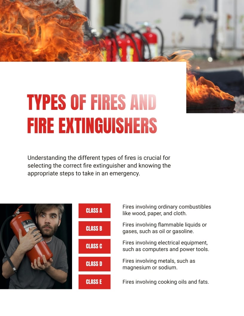 Fire Training Manual Template | Visme