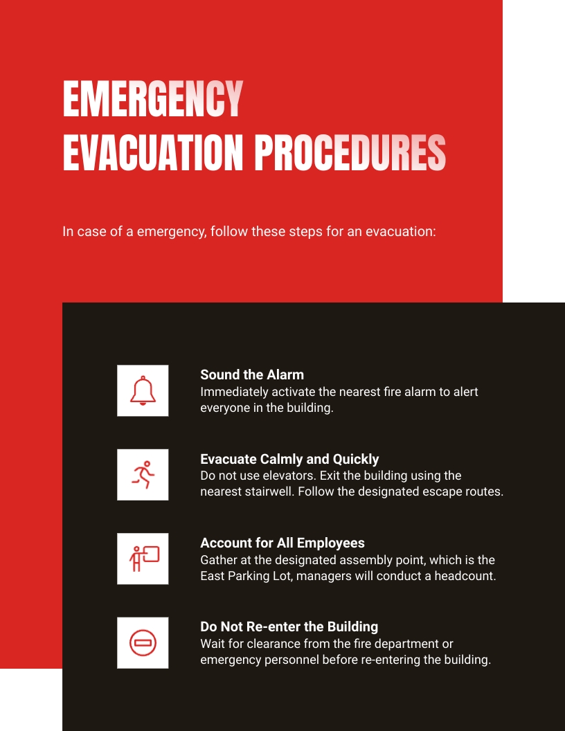 Fire Training Manual Template | Visme