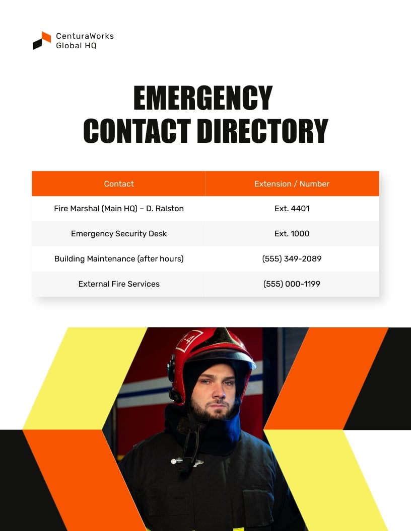 Fire Warden Training Manual Template | Visme