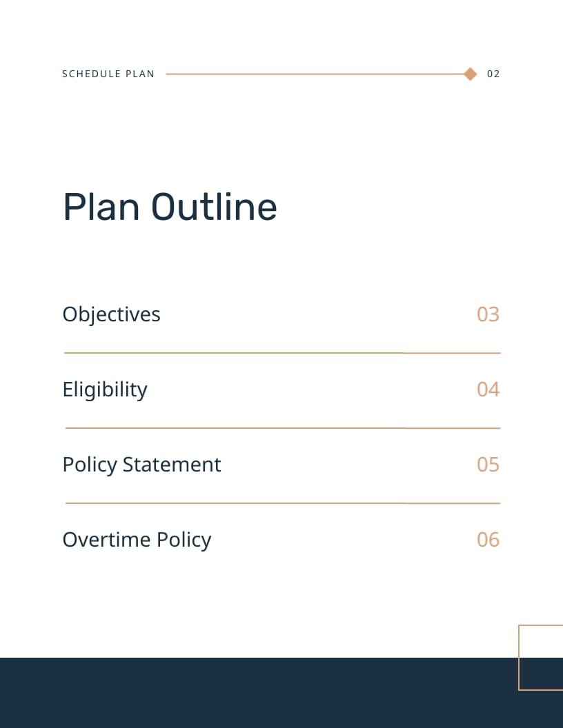 Flexible Employee Schedule Plan Template | Visme