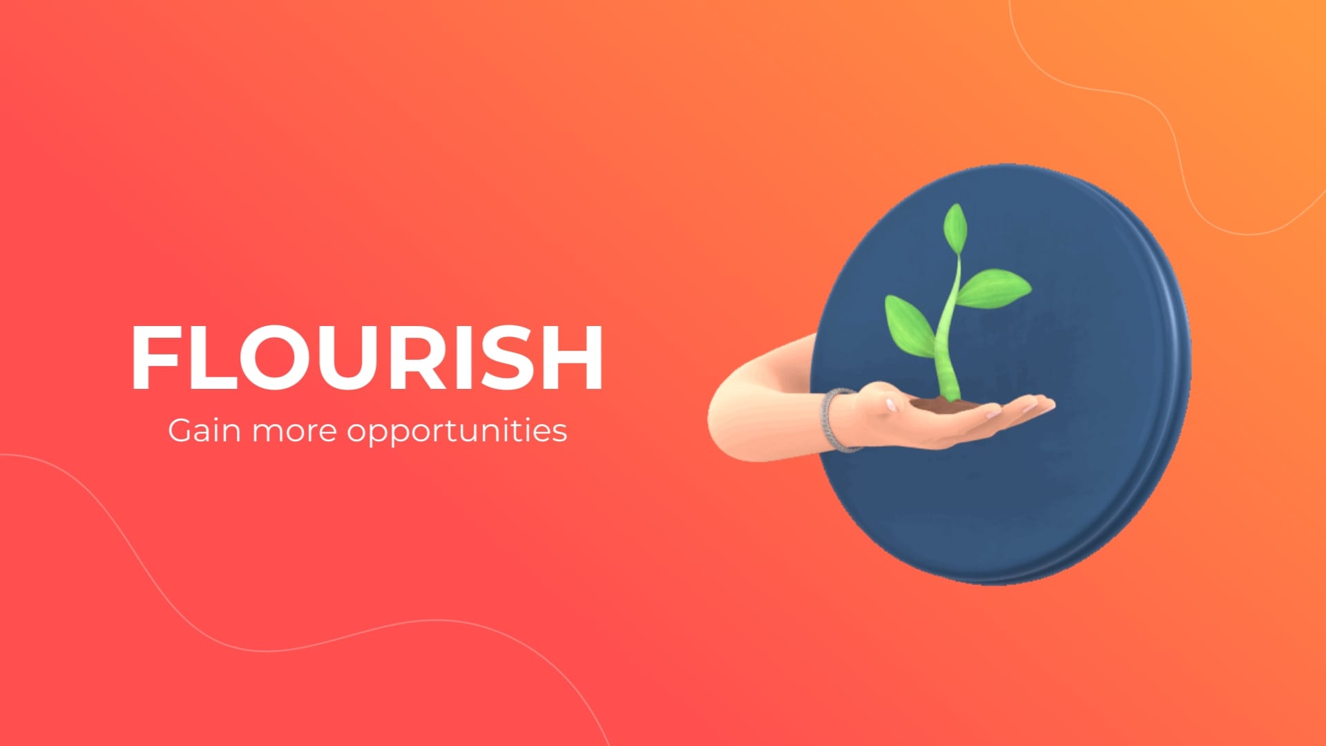 Flourish Animated Wide Template | Visme