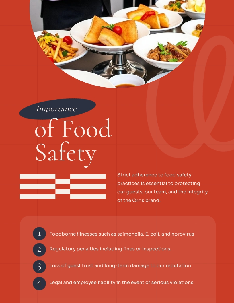 Food Safety Training Manual Template | Visme