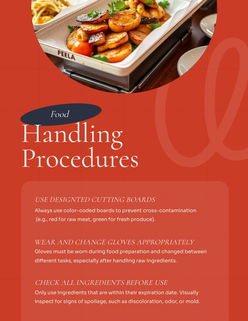 Food Safety Training Manual Template | Visme
