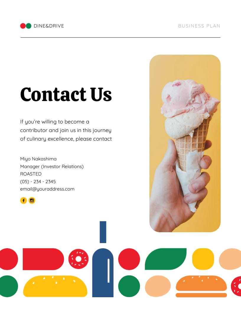 Food Truck Restaurant Business Plan Template | Visme