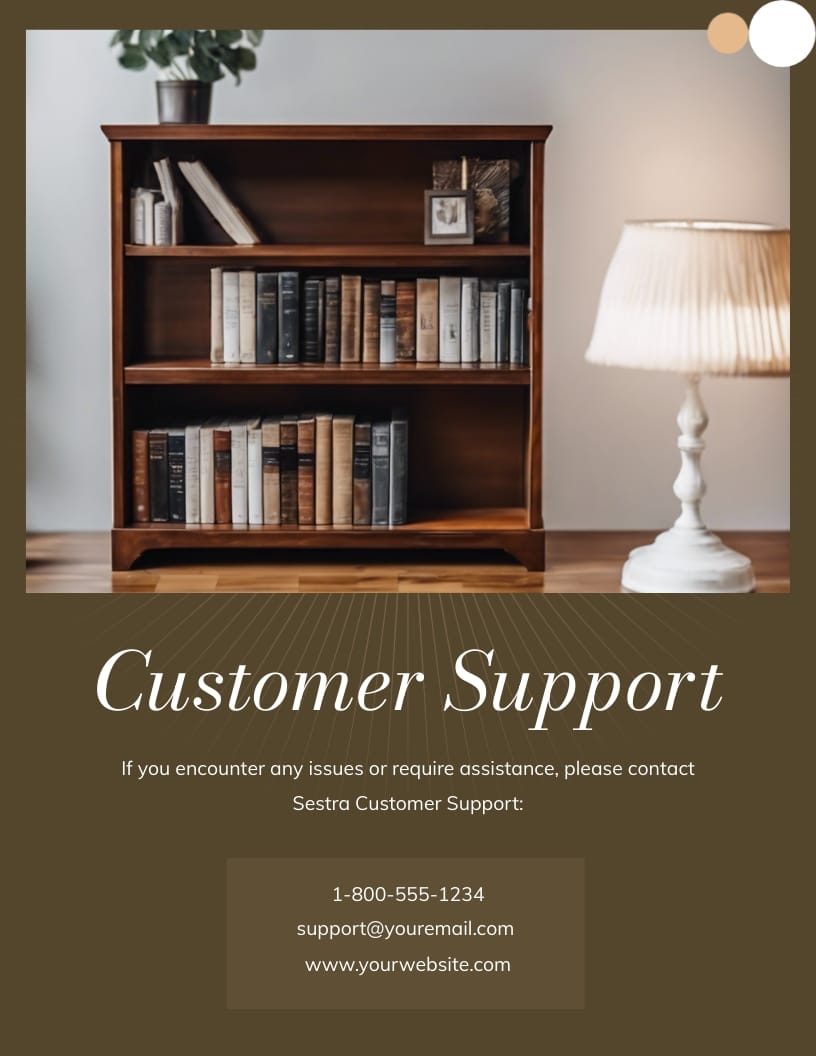 Furniture Assembly Instruction Manual Template | Visme