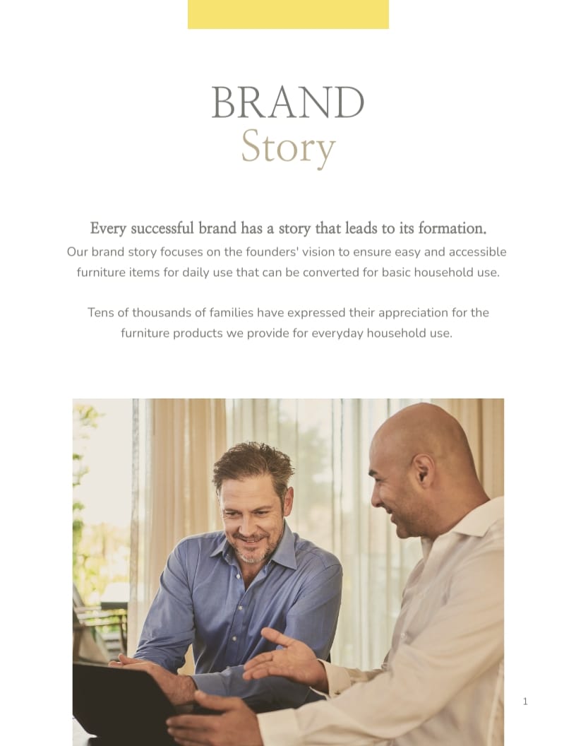 Furniture Store Marketing Playbook Template | Visme