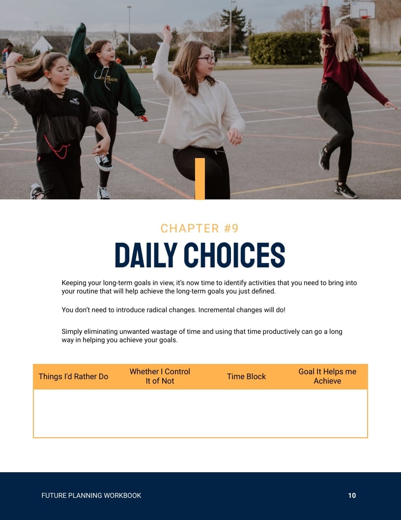 Future Planning Workbook Template | Visme