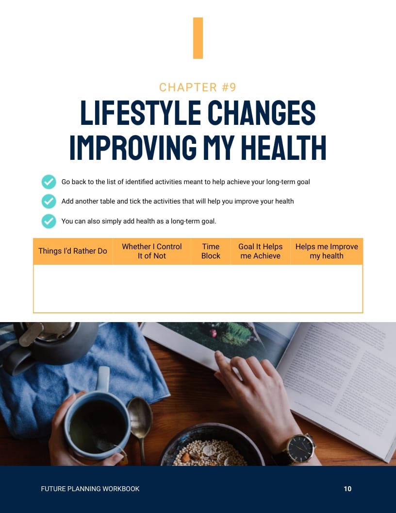 Future Planning Workbook Template | Visme