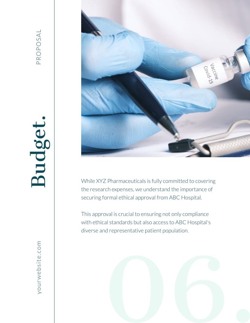 General Approval Research Proposal Template | Visme