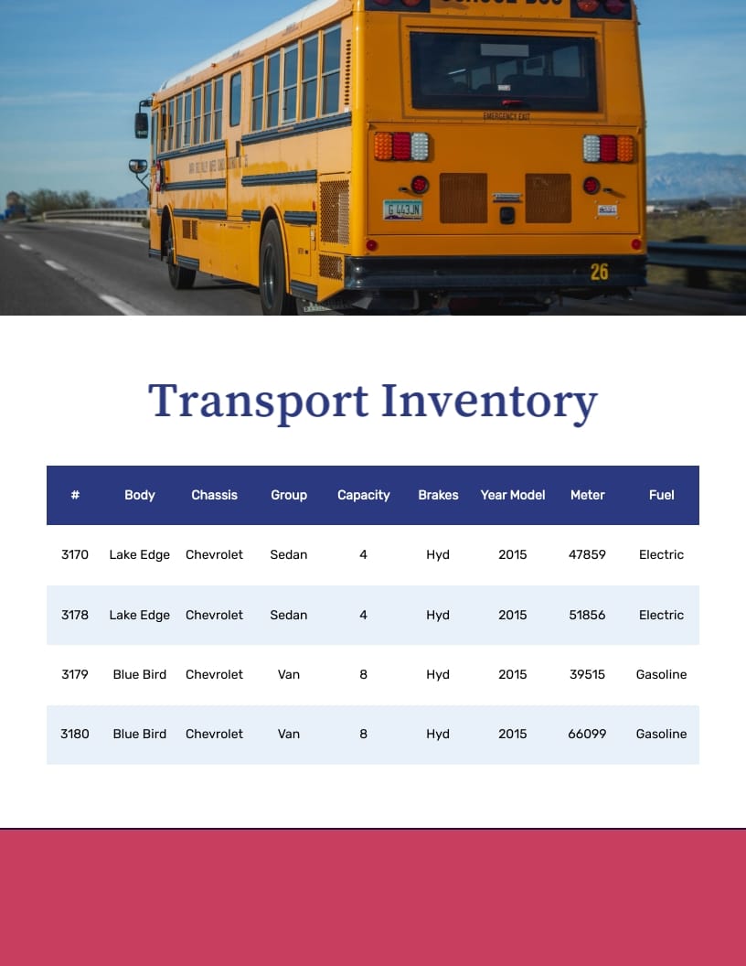 General Inventory Report Template | Visme