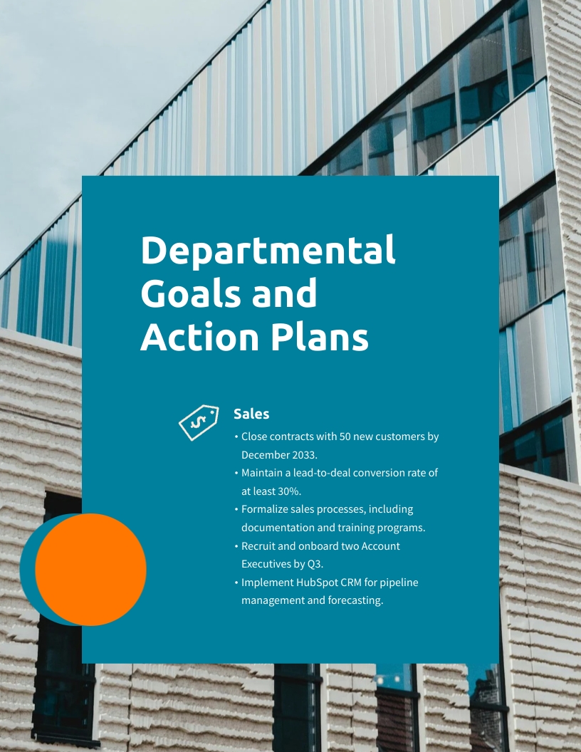 Go to Market Annual Operating Plan Template | Visme