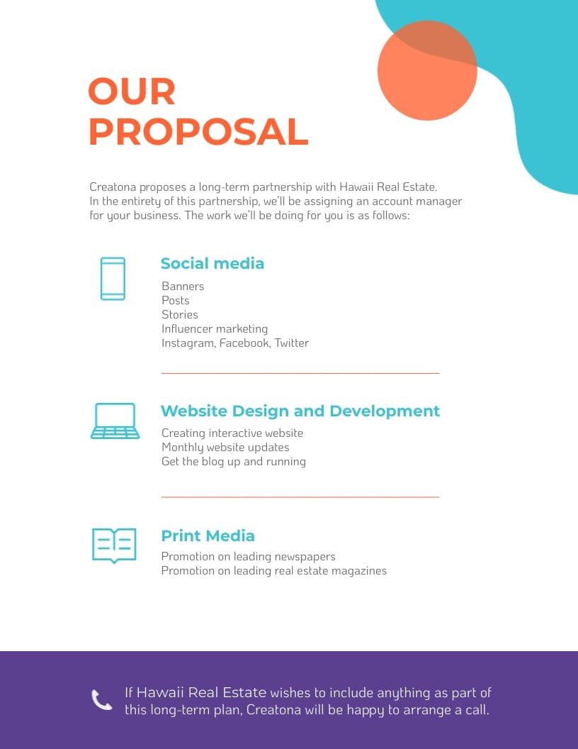 Graphic Design - Proposal Template | Visme