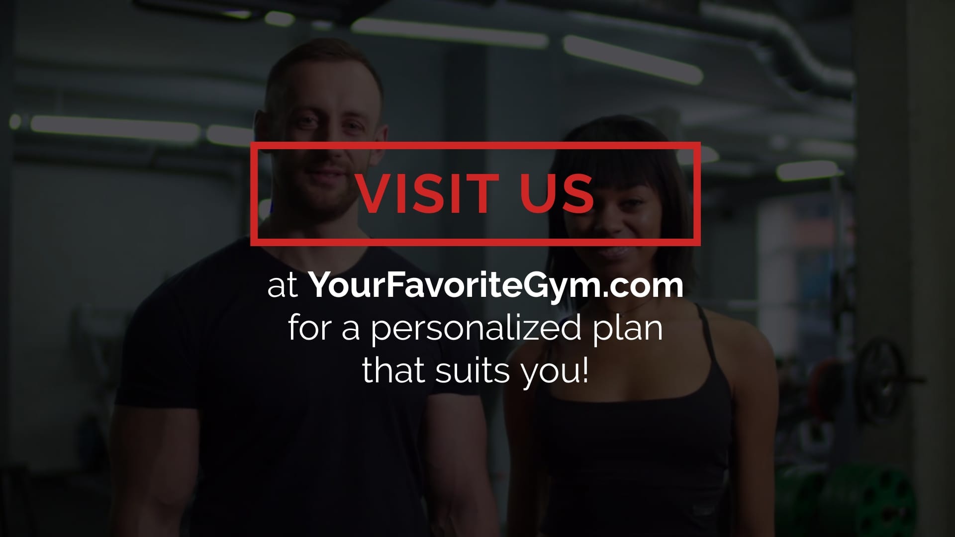 Gym Twitter Video Ad Template | Visme