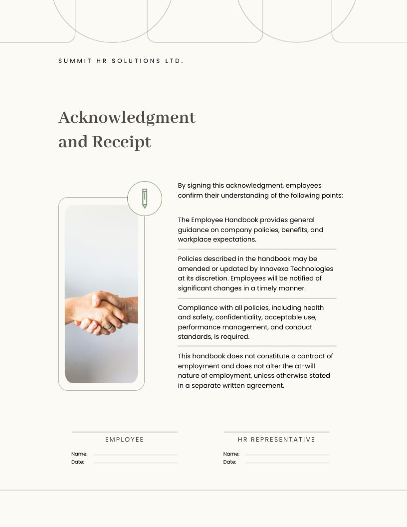 HR Consulting Employee Handbook Design Template | Visme