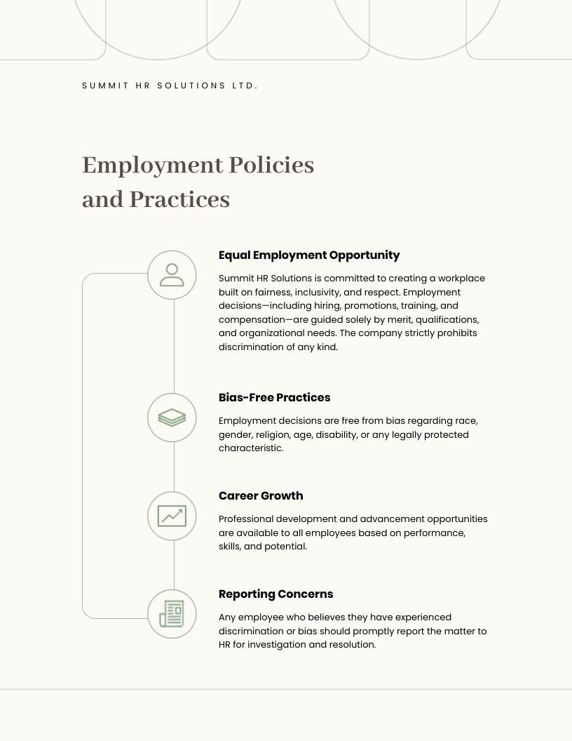 HR Consulting Employee Handbook Design Template | Visme