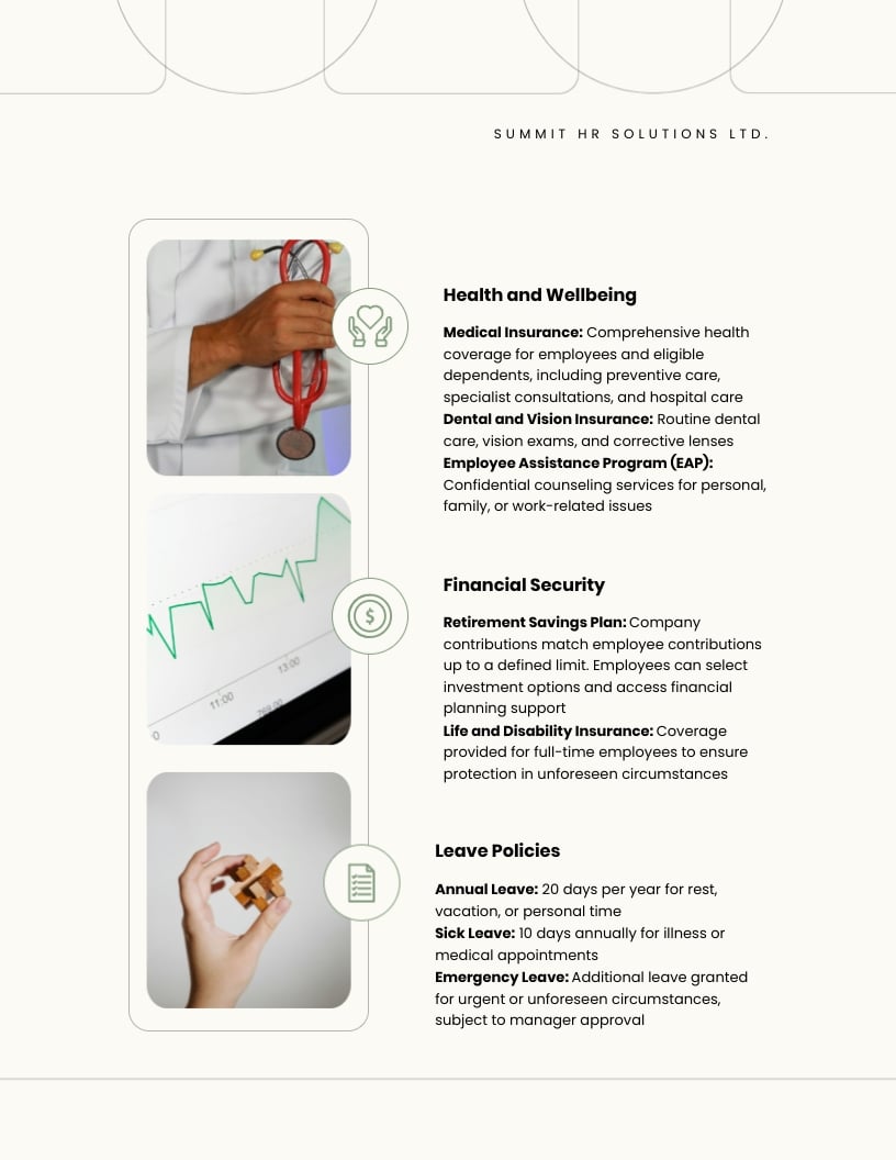 HR Consulting Employee Handbook Design Template | Visme