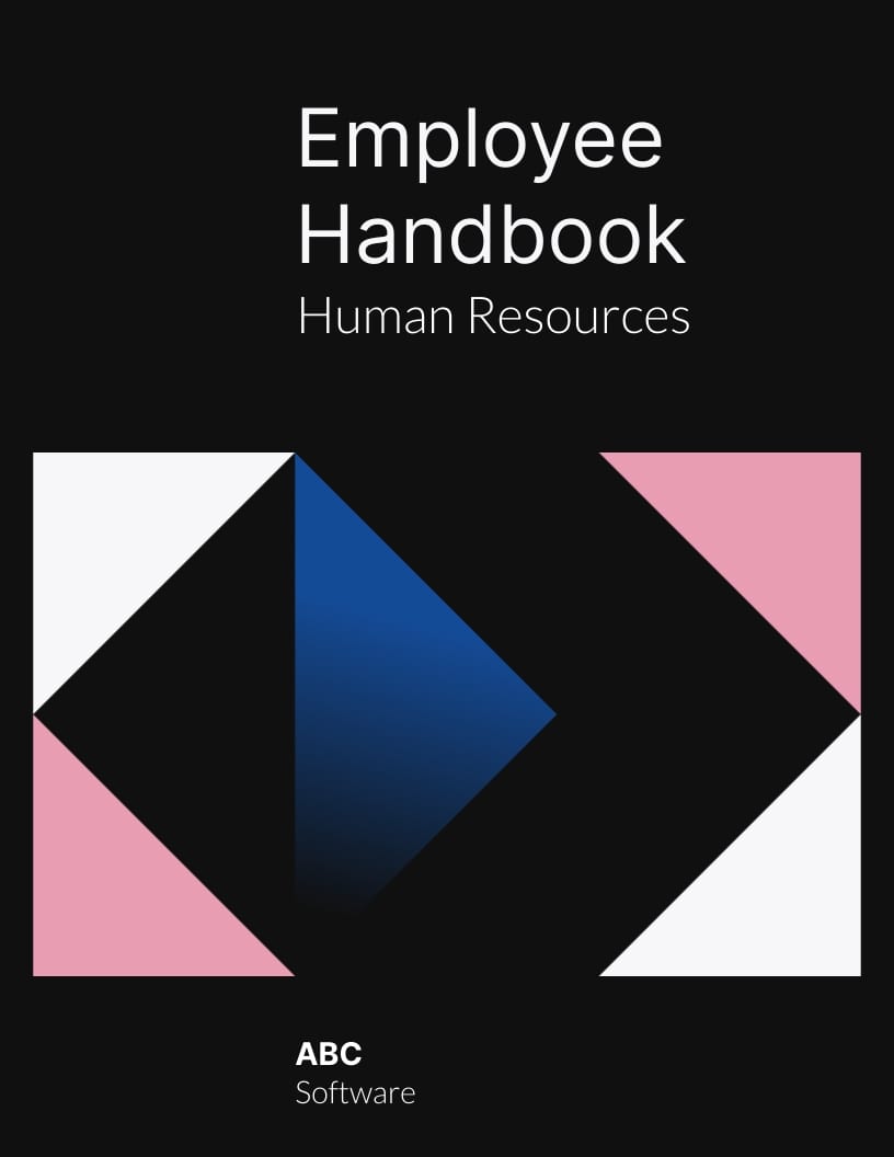 HR Employee Handbook Template | Visme HR Employee Handbook Template | Visme