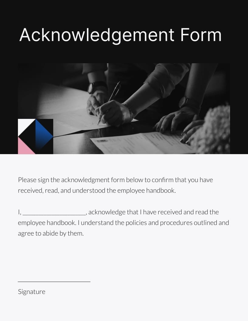 HR Employee Handbook Template | Visme