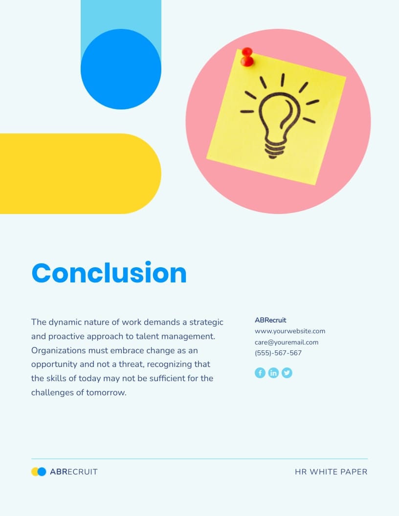 HR White Paper Template | Visme