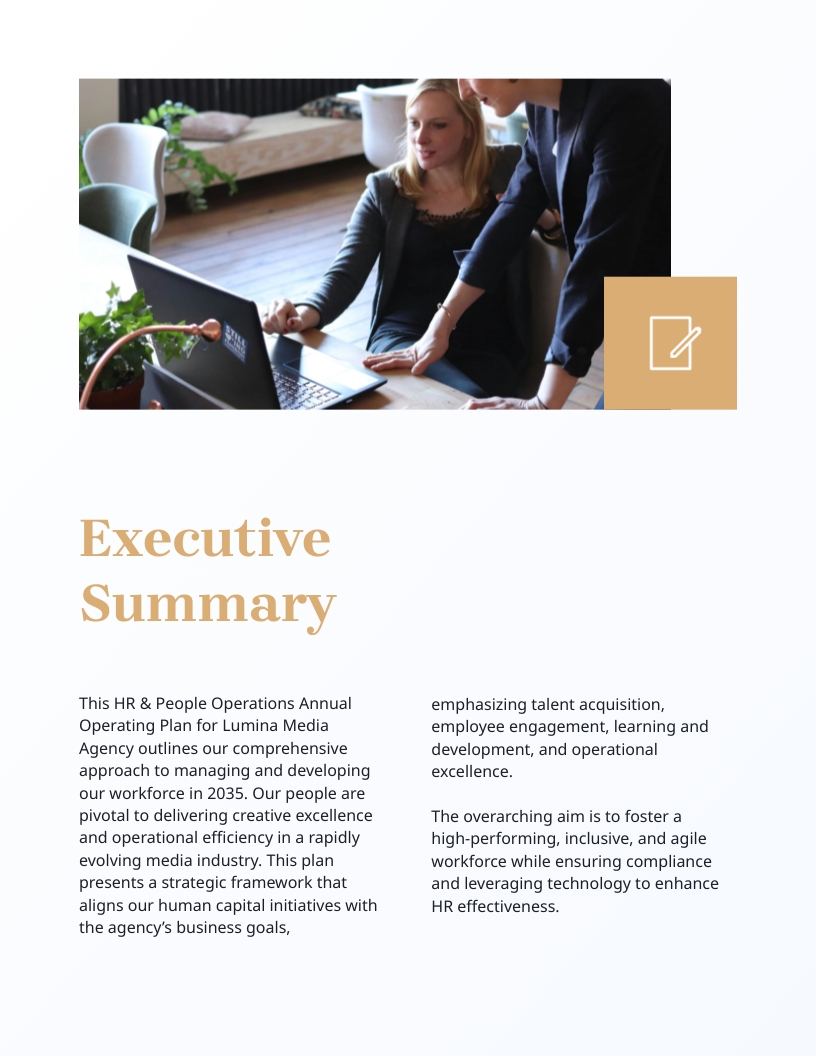 HR and People Ops AOP Template | Visme