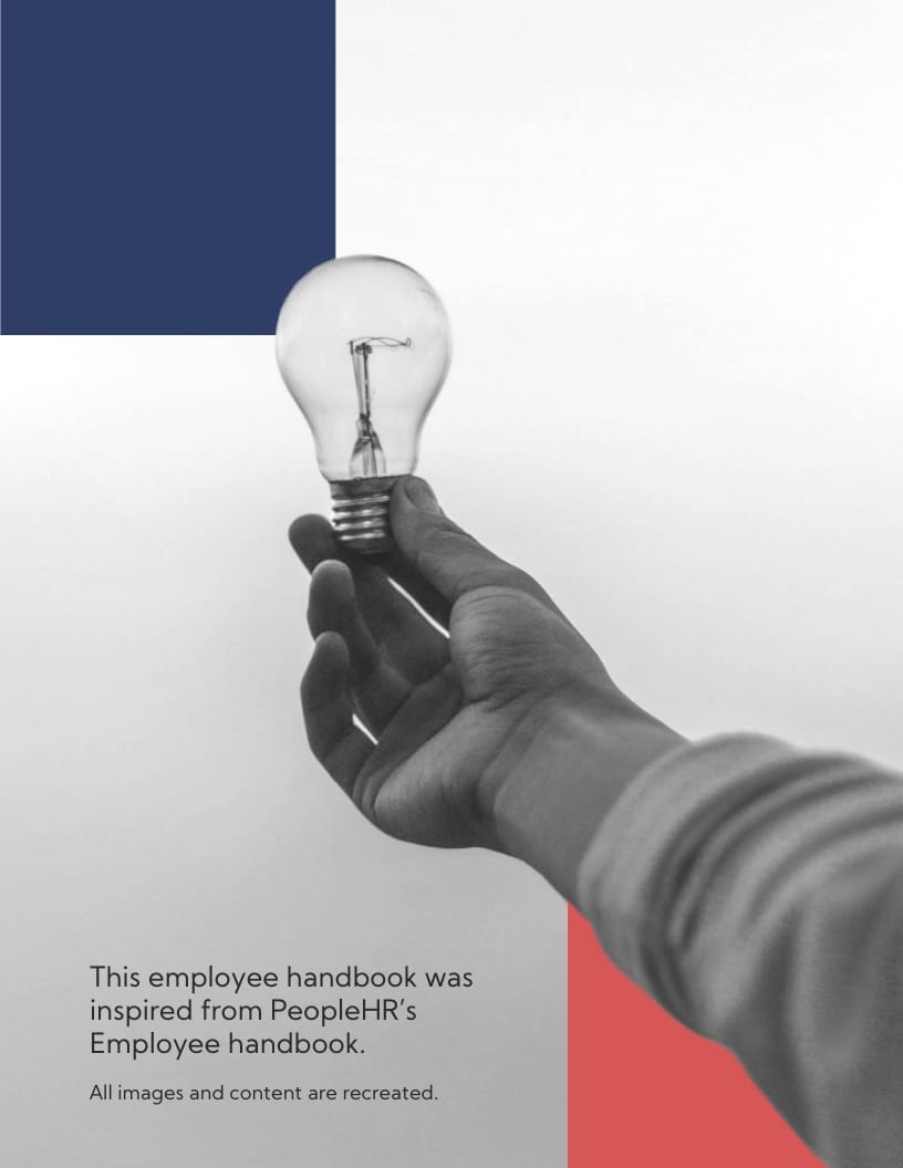 HRHive Employee Handbook Template | Visme