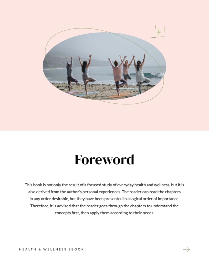 Health and Wellness Ebook Template | Visme