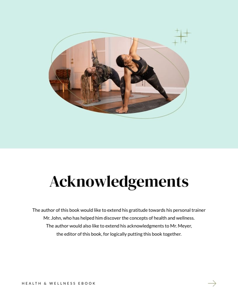 Health and Wellness Ebook Template | Visme
