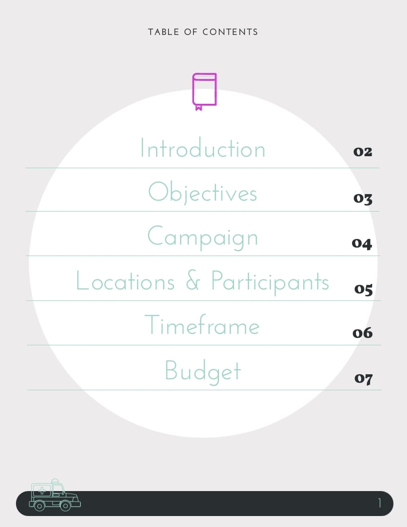 Healthcare - Project Plan Template | Visme