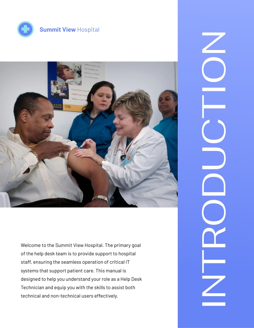 Help Desk Training Manual Template | Visme