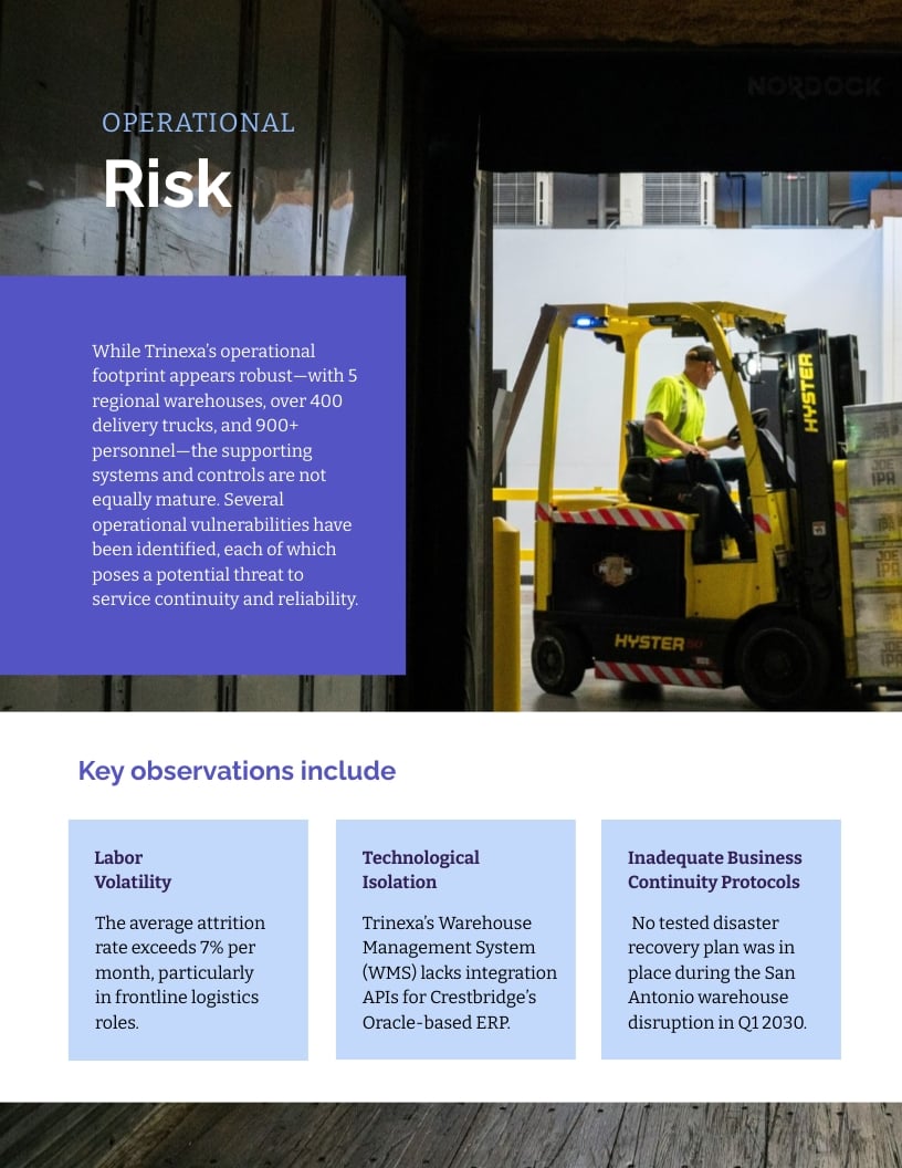 High Risk Vendor Assessment Report Template | Visme