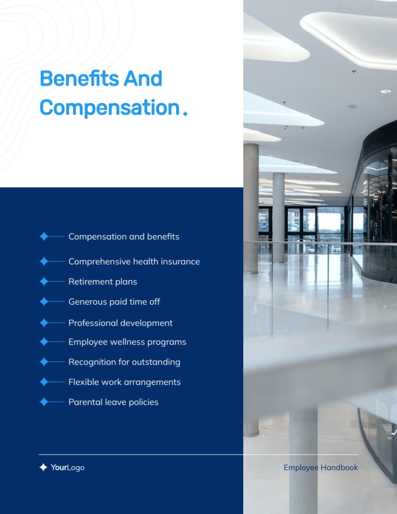 Hospital Employee Handbook Template | Visme