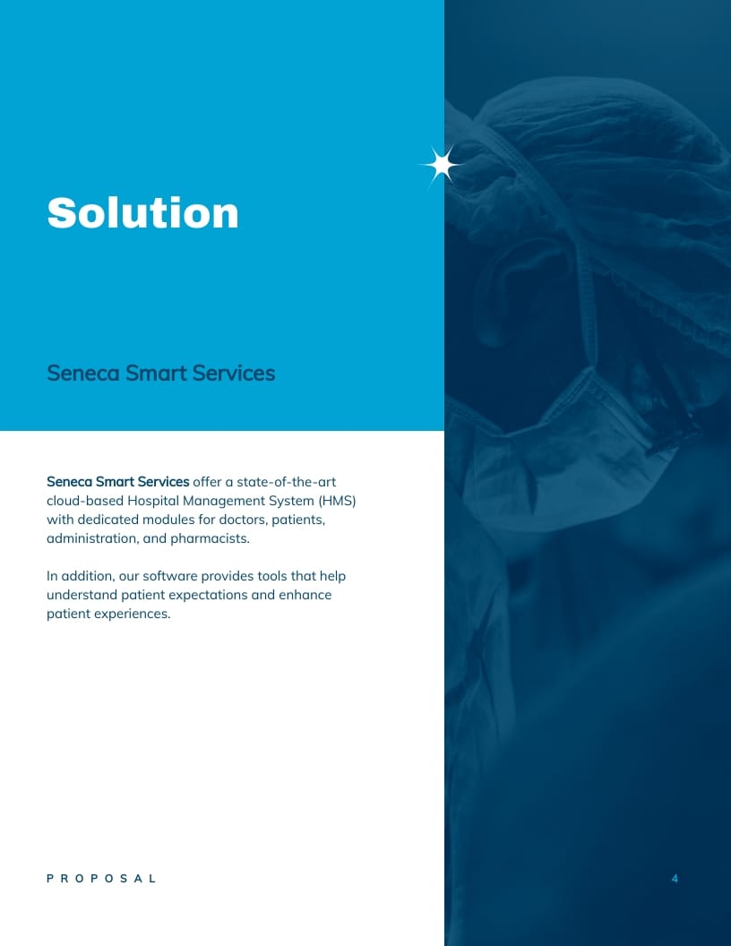 Hospital Management System Proposal Template | Visme