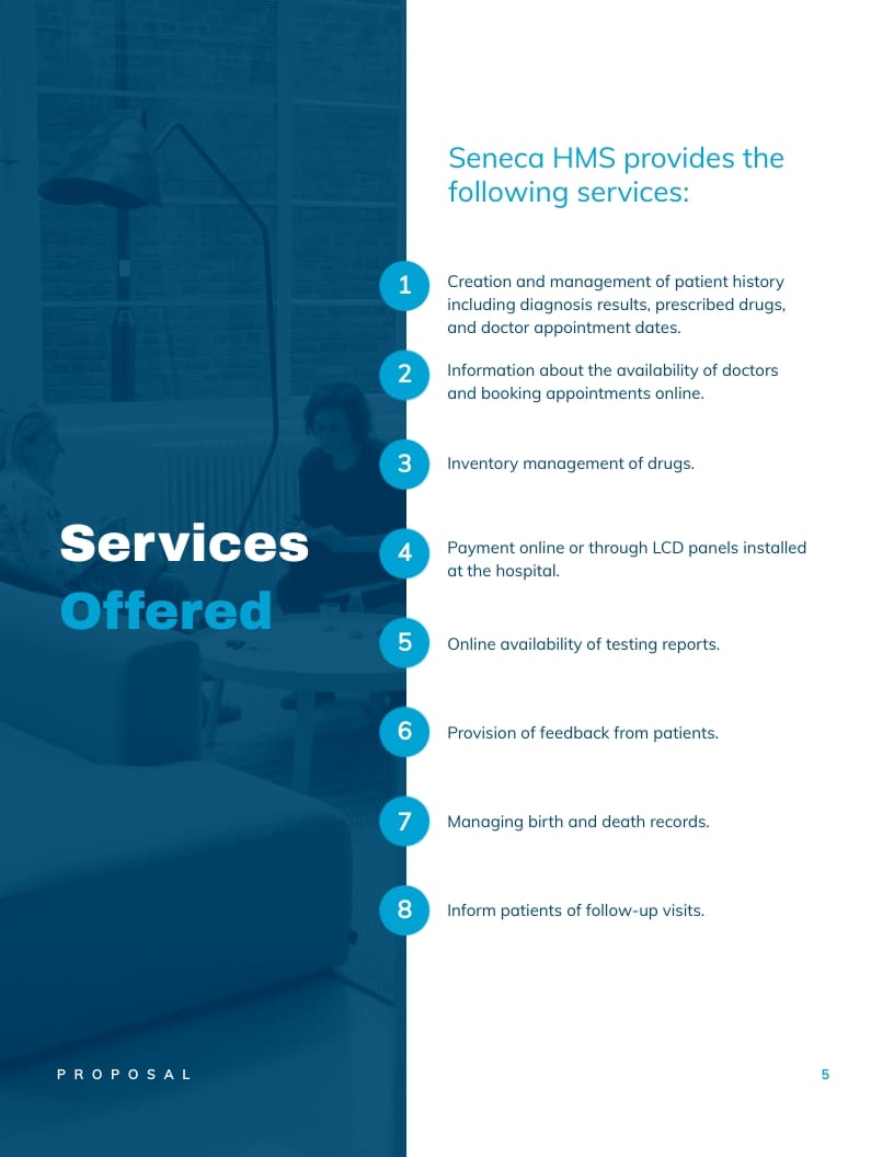 Hospital Management System Proposal Template | Visme